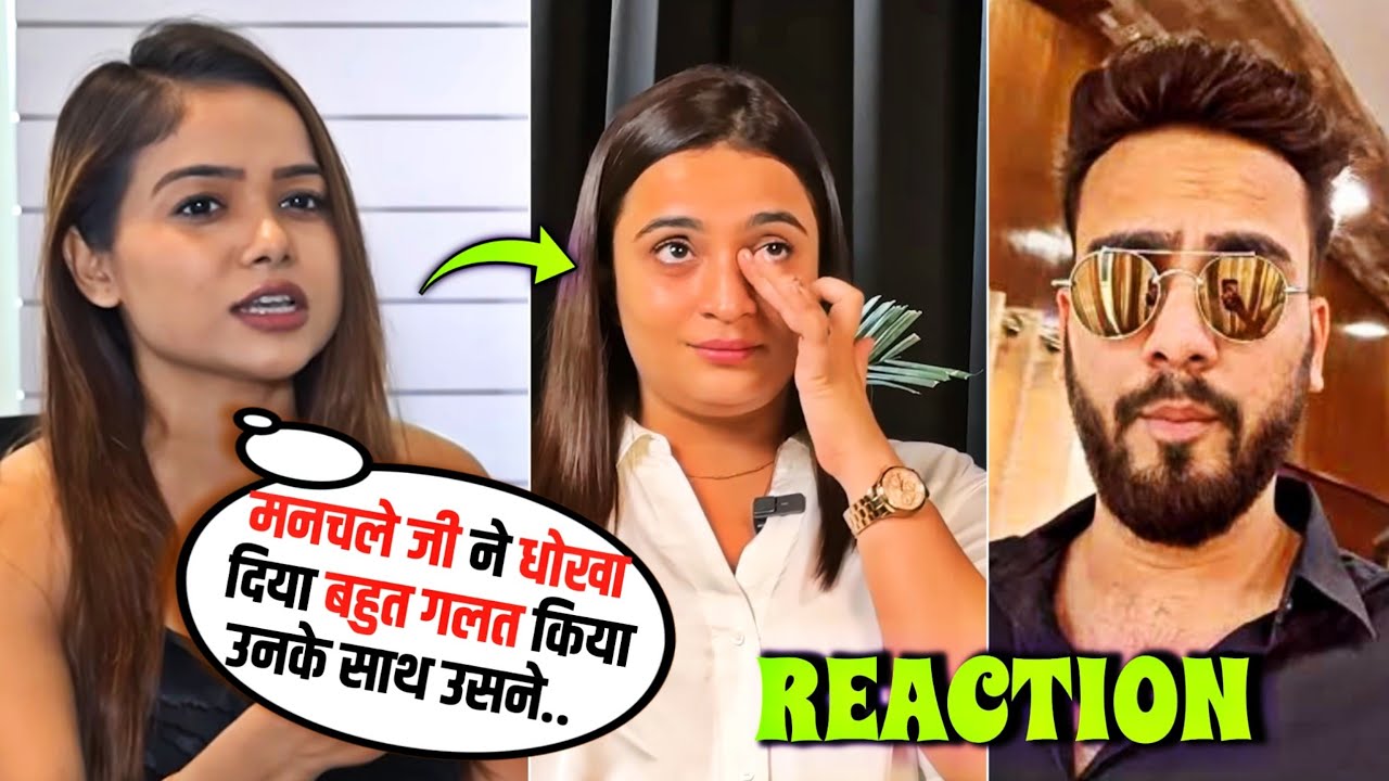 Manisha rani react on Elvish yadav and his girlfriend Kirti mehra - YouTube