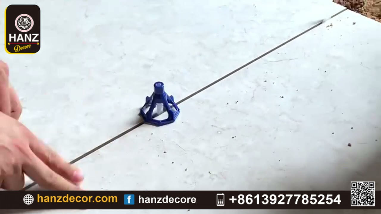 How to use the tile leveling system - YouTube