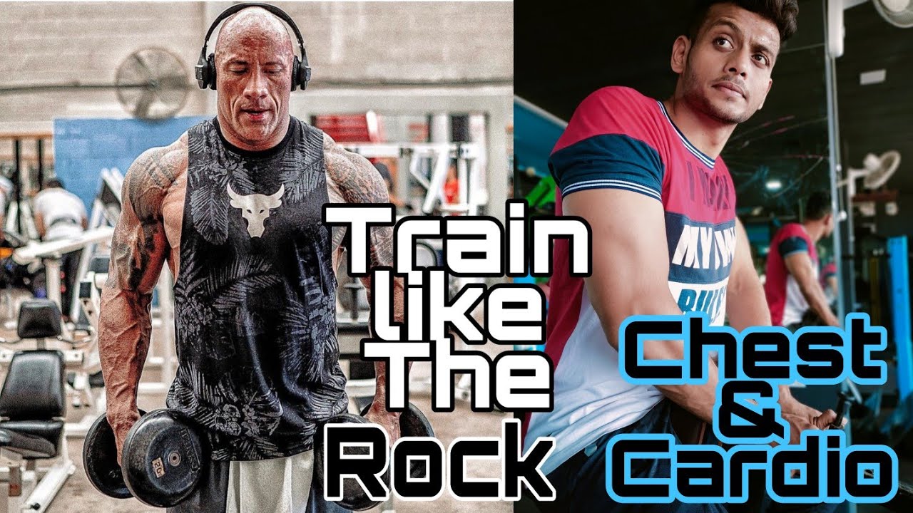 ||The Rock|| Chest And Cardio|| Celebrity Fitness Series.. - YouTube