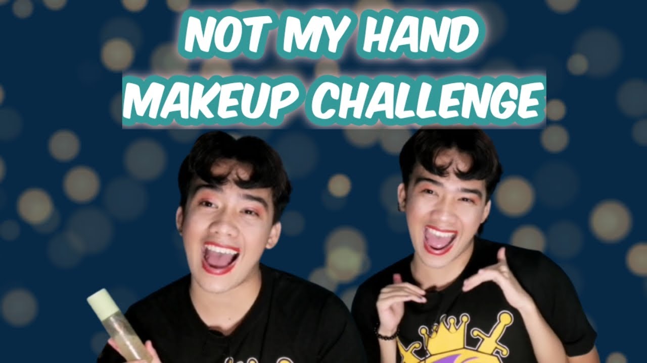 Not My Hand Makeup Challenge - YouTube