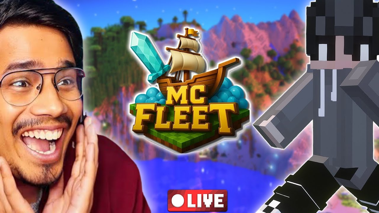 🛑 Playing in MC Fleet Server Minecraft | Day 1 @McFleetDotNet ...