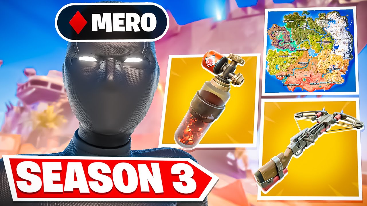 Mero DOMINATING FOrtnite season 3! - YouTube