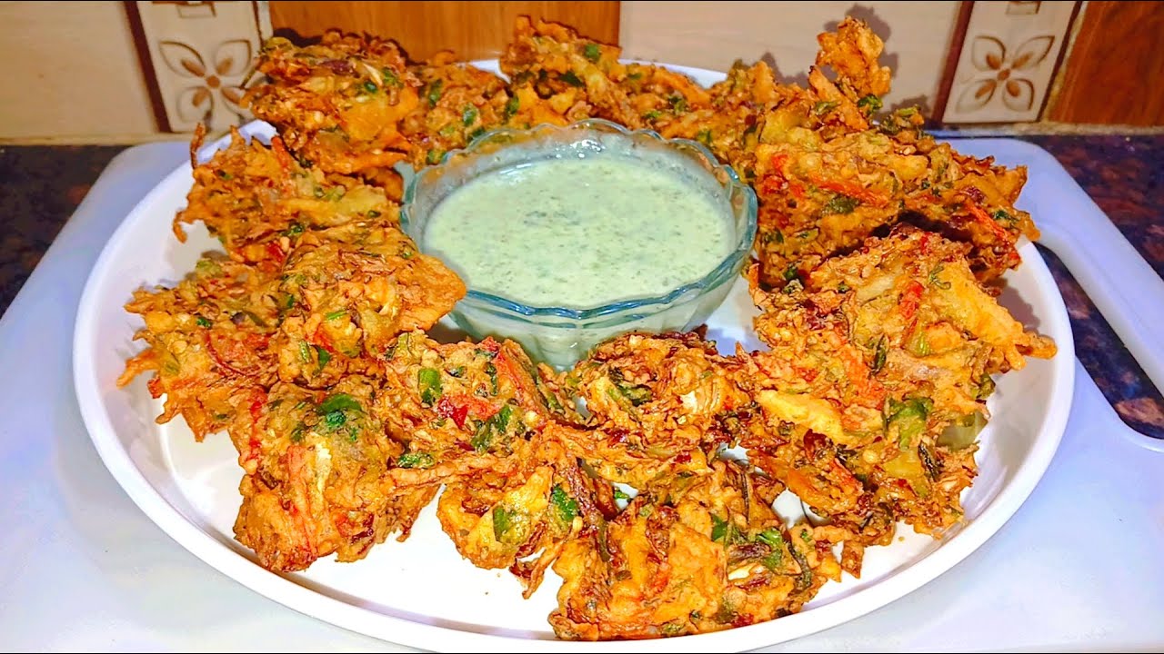 Mix Vegetable Pakora Recipe | Ramadan Special | Crispy Vegetable Pakora ...