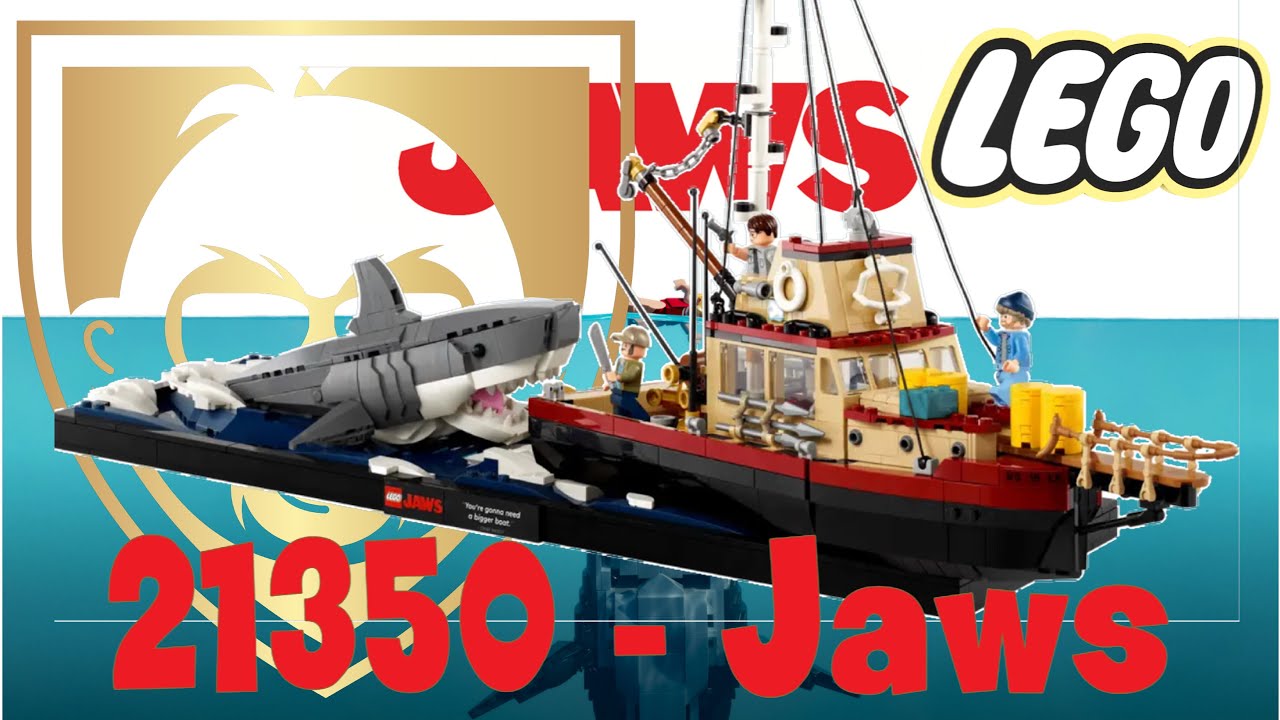 Lego set 21350 - Jaws! ***SPEED BUILD & REVIEW *** - YouTube