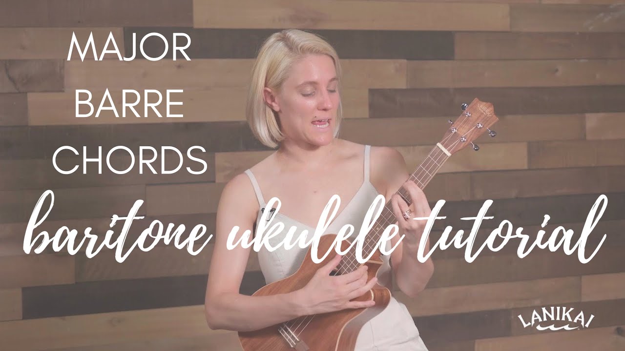 Intermediate Baritone Ukulele Tutorial: Movable Major Chords - YouTube