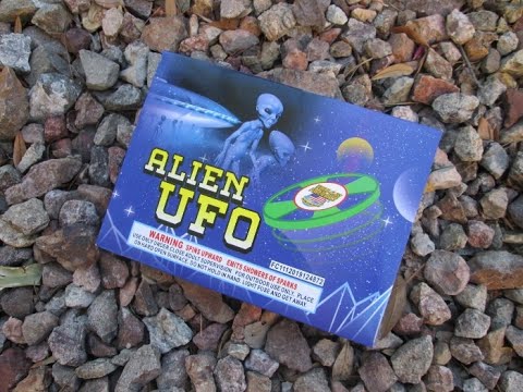 World Class Fireworks - Alien UFO aerial spinner - YouTube