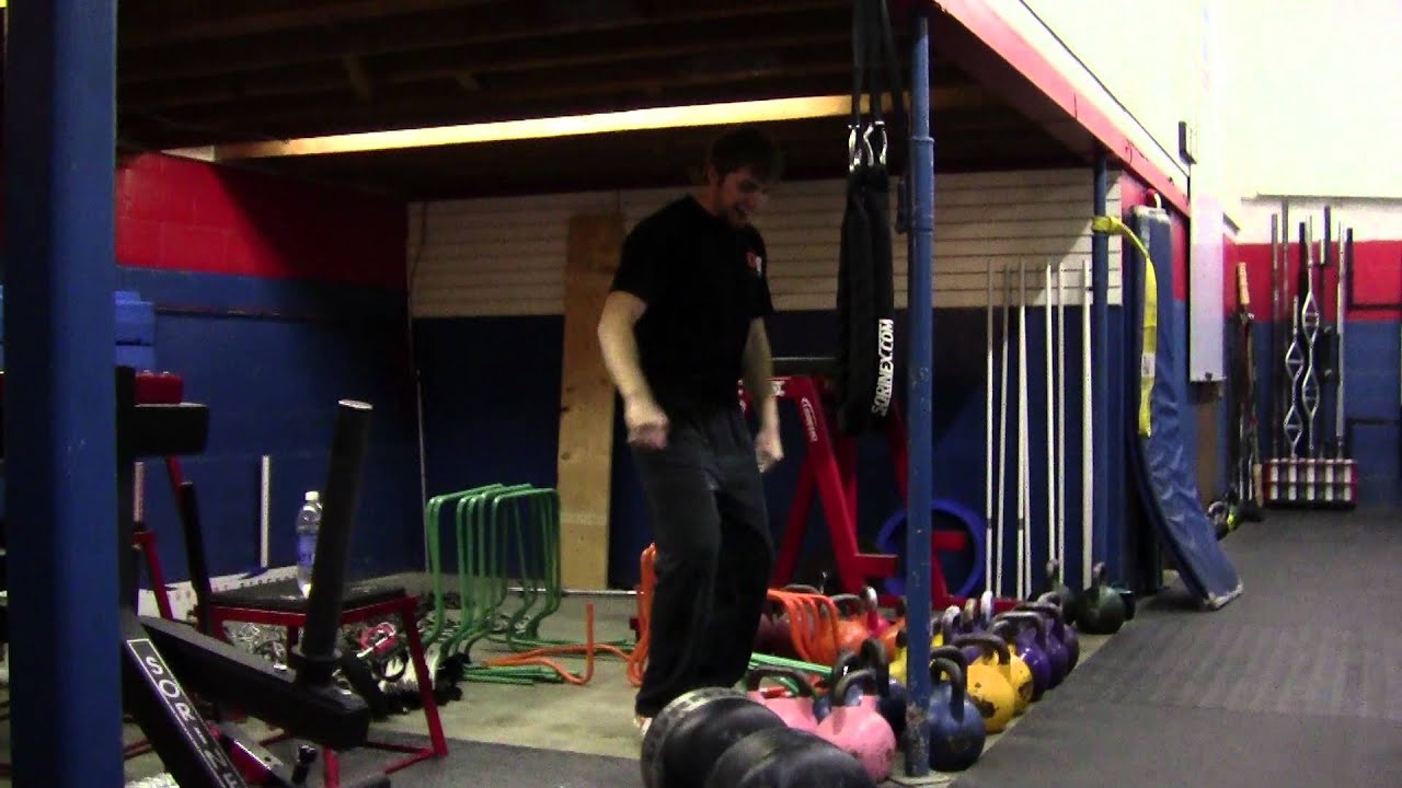 Brandon Gerber hanging from some rafters - YouTube
