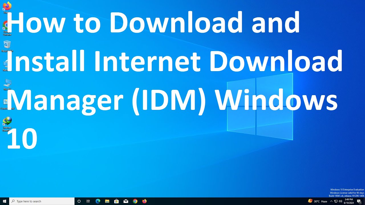 How to Download and Install Internet Download Manager (IDM) Windows 10 - YouTube