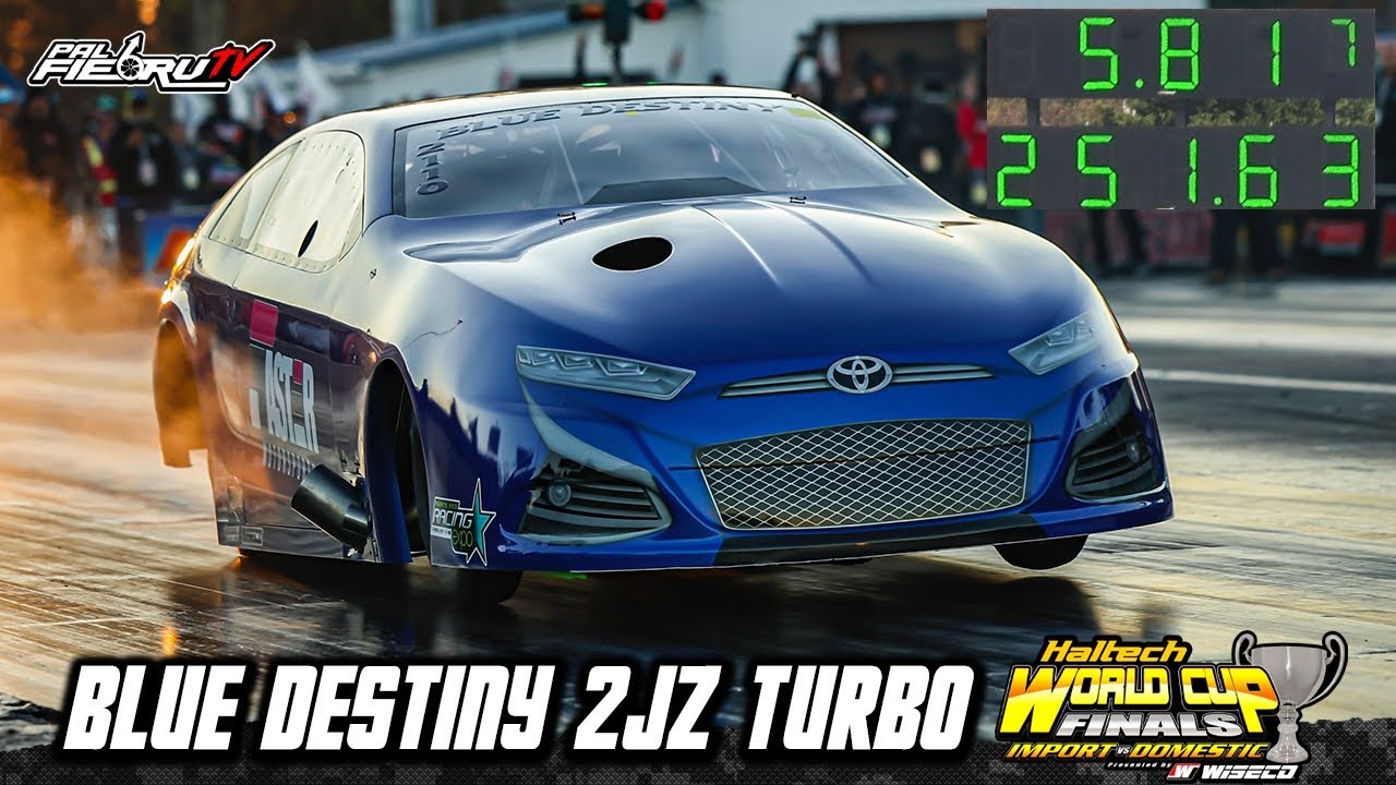 Blue Destiny 2jz Turbo 5.81 @251mph at World Cup Finals Import vs ...
