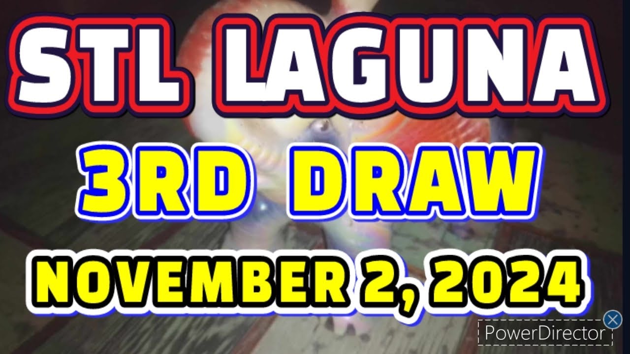 STL LAGUNA RESULT TODAY 3RD DRAW NOVEMBER 2, 2024 8PM | SATURDAY - YouTube