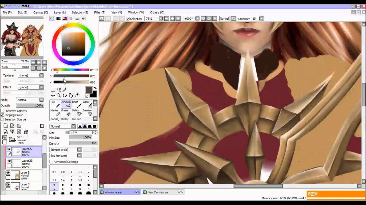 League of Legends Speedpaint: Leonas Part - YouTube