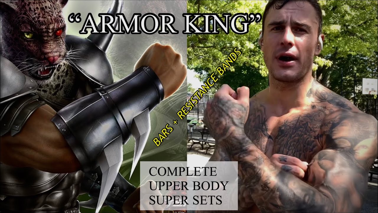 “ARMOR KING” - Efficient Super Sets for BACK/SHOULDERS/ARMS (sets/reps ...