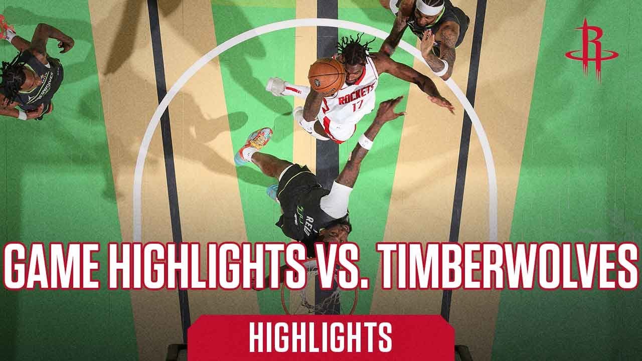 Game Highlights vs. T-Wolves l Houston Rockets - YouTube