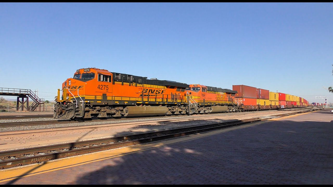BNSF Southern Transcon - YouTube