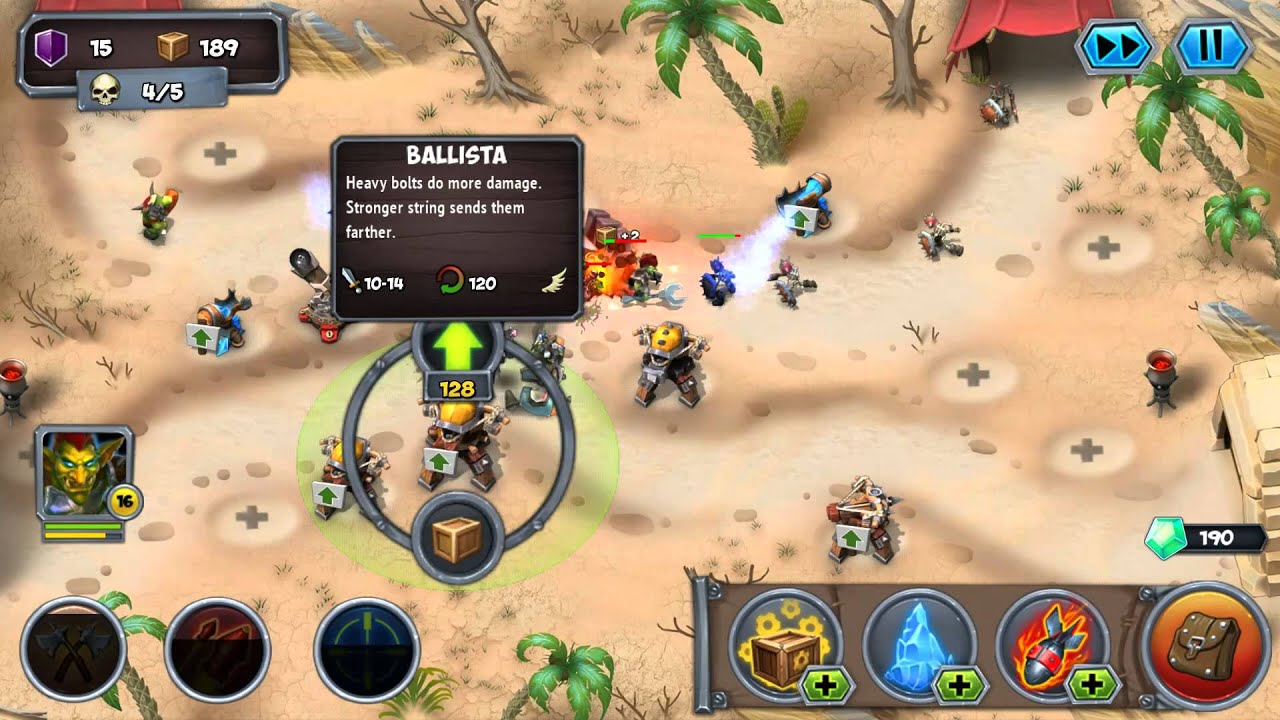 Goblins defenders 2 level Journey through sand Normal android gameplay ...