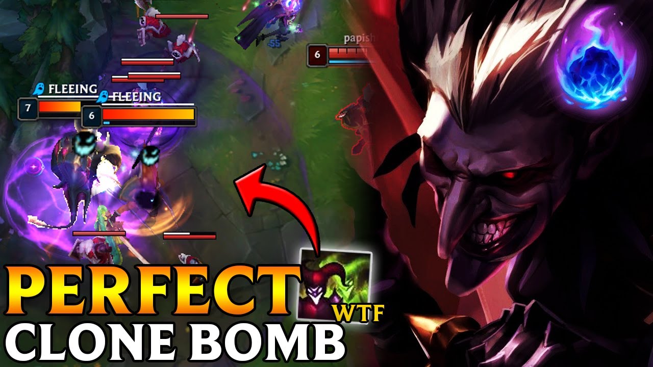 Shaco Clone Bomb instantly ends the gank... (PERFECT ULT) - YouTube