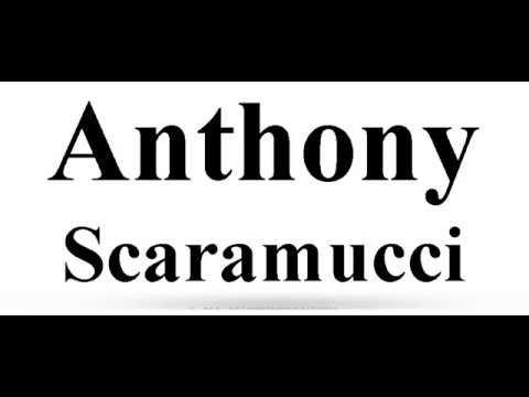 🔥 How to pronounce Anthony Scaramucci (audio pronunciation) - YouTube