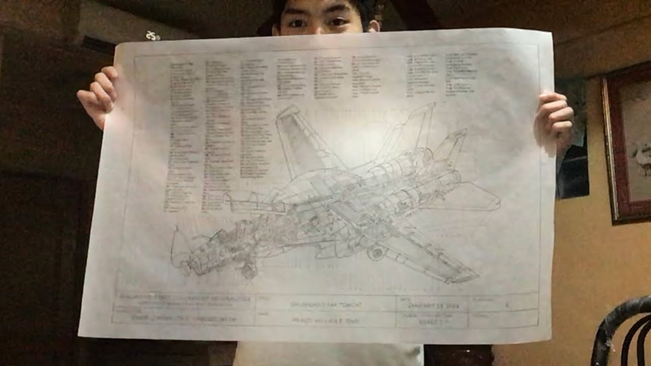 Aero Engineering Student in PhilSCA: Engineering Drawing A1 Aircraft ...