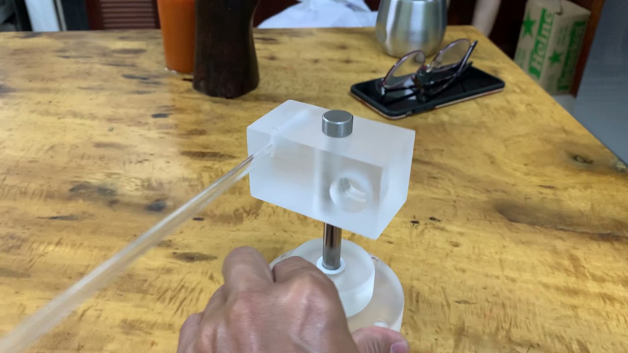 Diy linear traking tonearm - YouTube