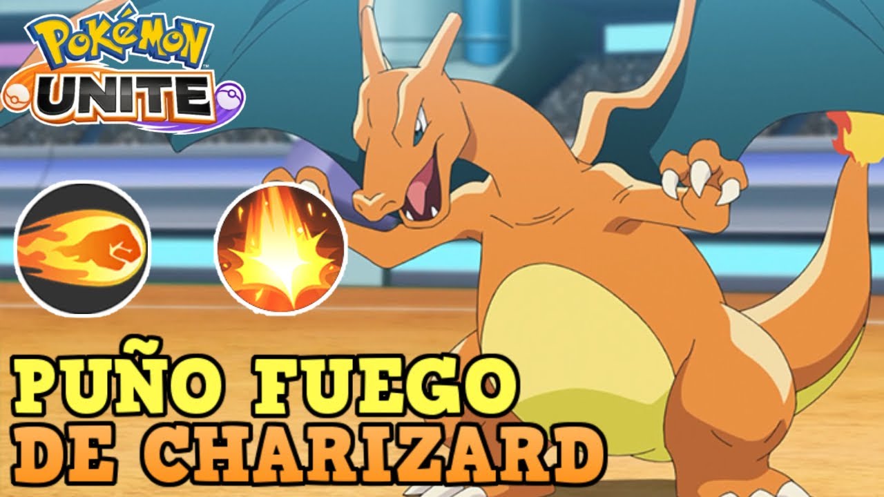 ⭐BUFF de CHARIZARD con PUÑO FUEGO hace BUENOS KOs! | Pokémon Unite ...