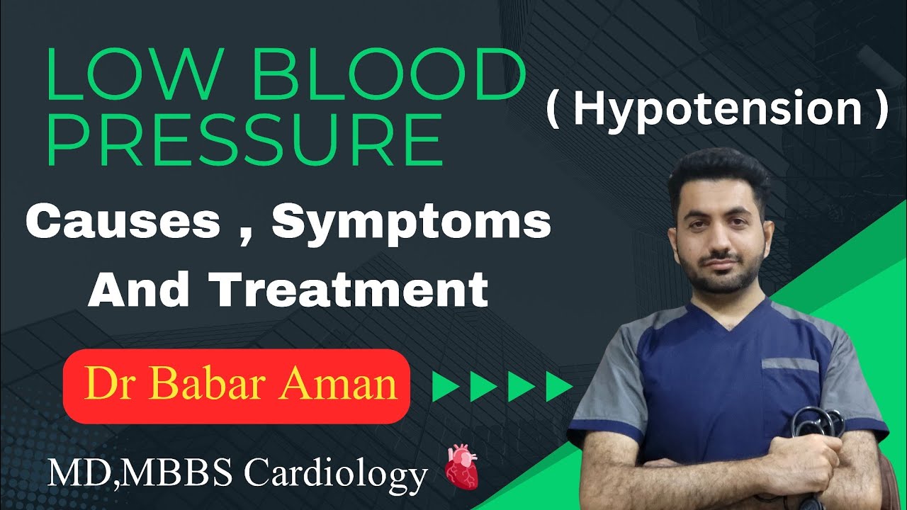 Low Blood Pressure ( Hypotension) Causes , Symptoms and Treatment ...