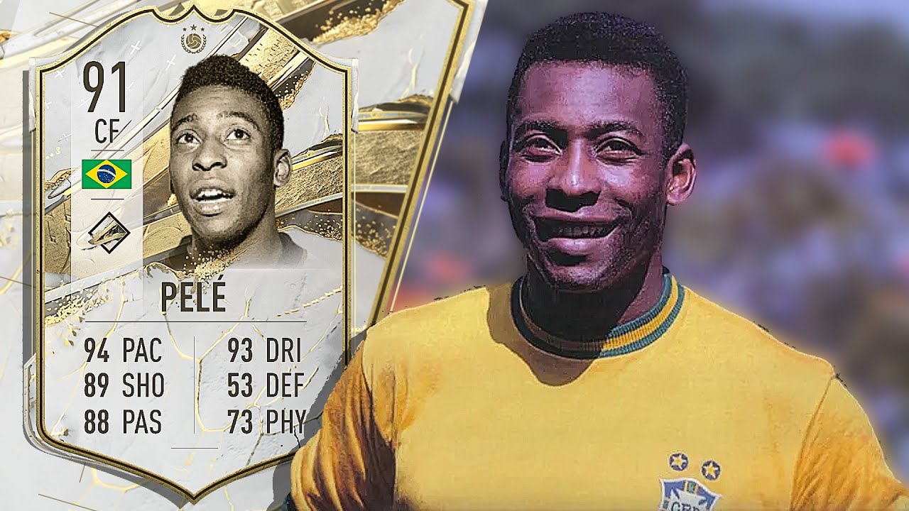 91 BASE ICON PELE PLAYER REVIEW FIFA 23 - YouTube