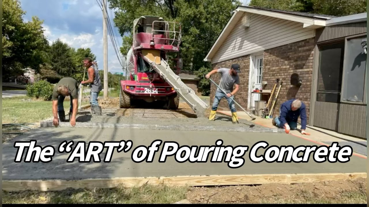 The “ART” of Pouring Concrete - YouTube