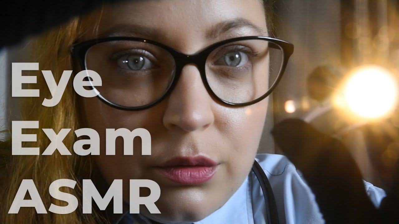 * ASMR * Detailed Eye Exam / Whispering / Light triggers / Doctor check ...