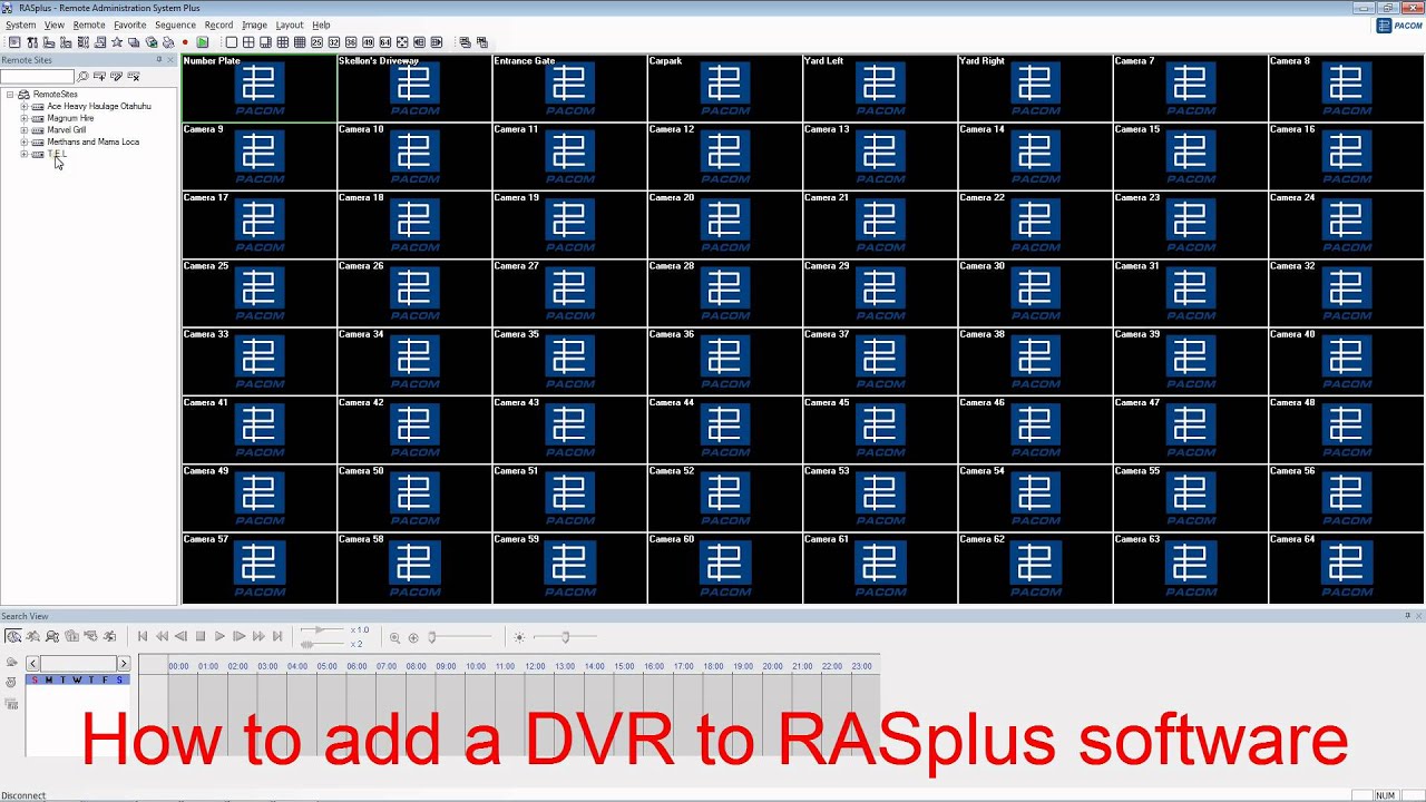 How to add a DVR to RASplus software.avi - YouTube