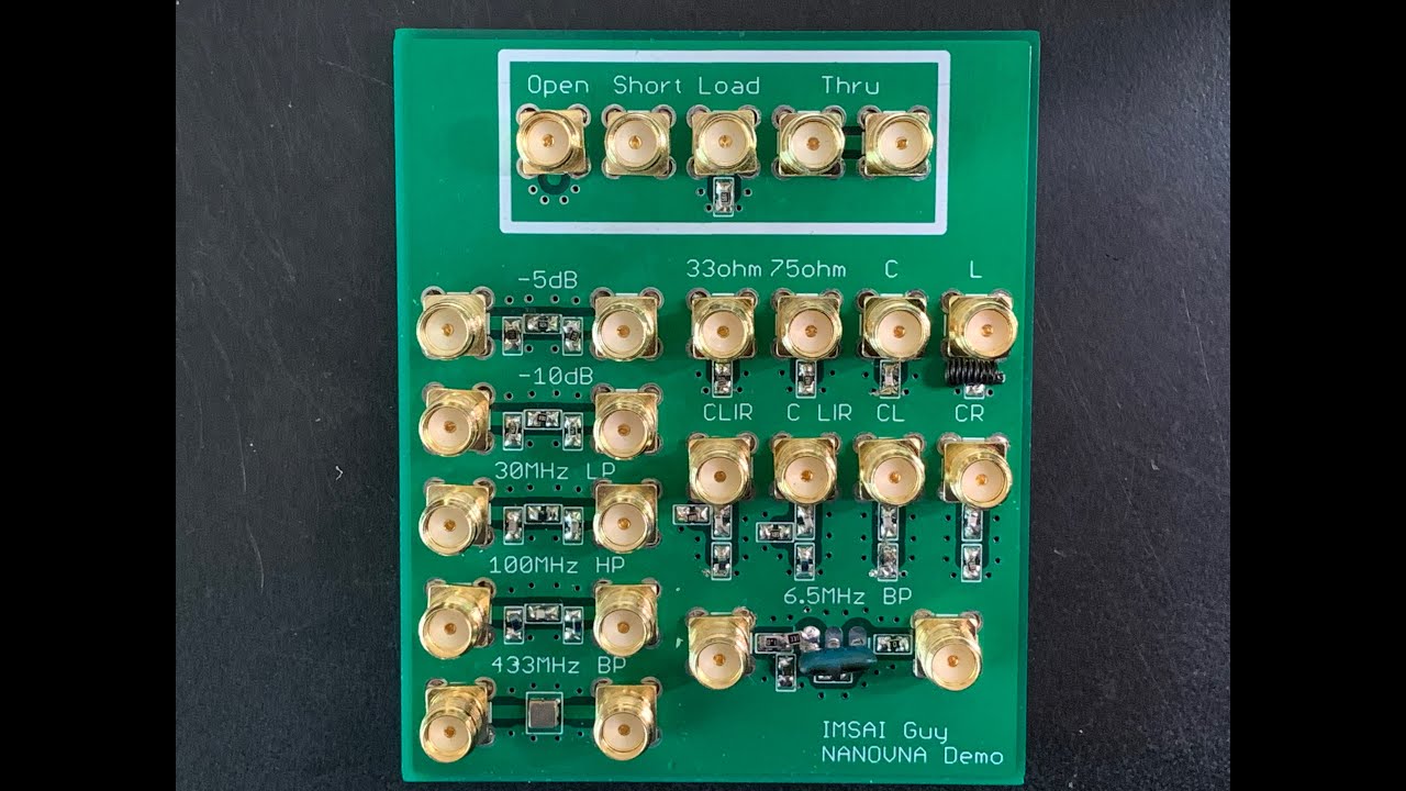 #574 NANOVNA RF Demo Board SMA Version - YouTube