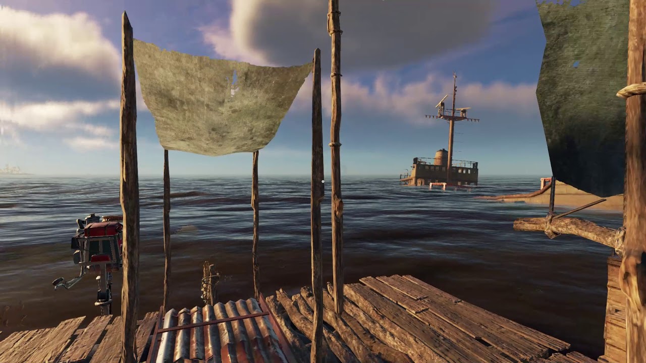 Stranded Deep 2020 Quad Sail Raft - 8 directional - YouTube