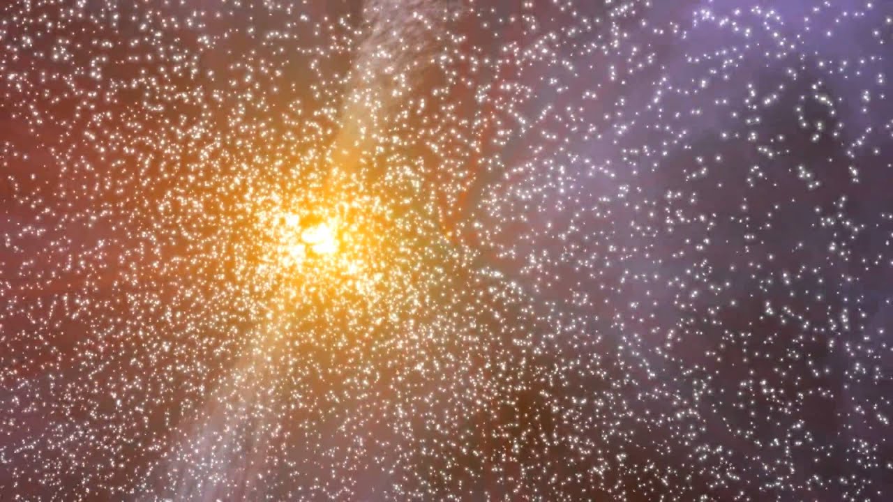 3D Animation Galaxy Quasar rotating 1 - YouTube