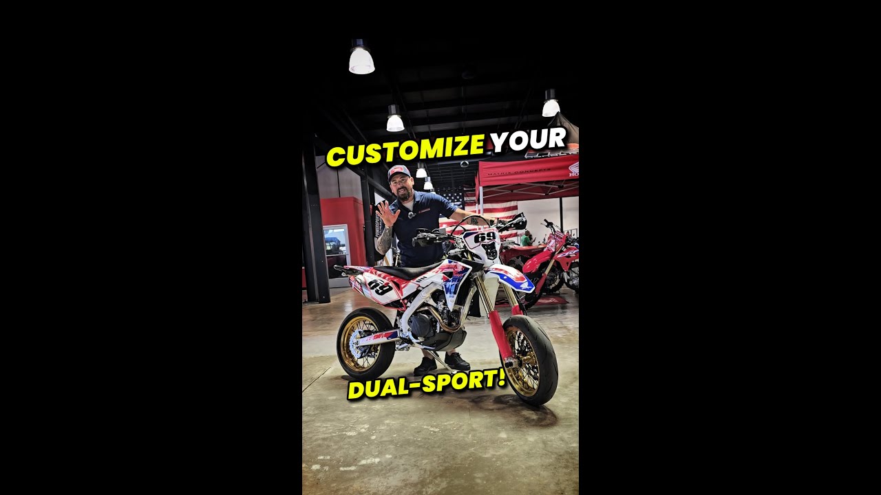 Custom Dual-Sport Motorcycle Options with Gus! Honda CRF450RL Supermoto ...
