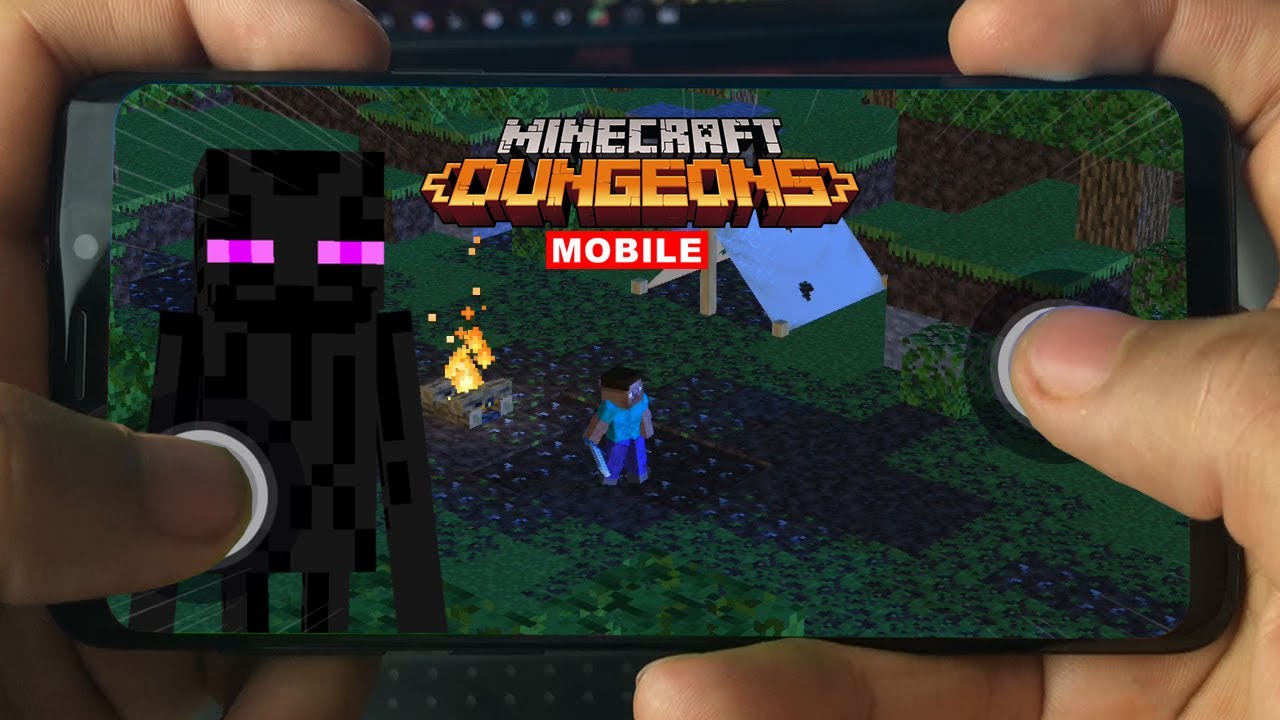 MINECRAFT DUNGEONS MOBILE SAIU VERSAO 2.0 (Fan Game) - YouTube