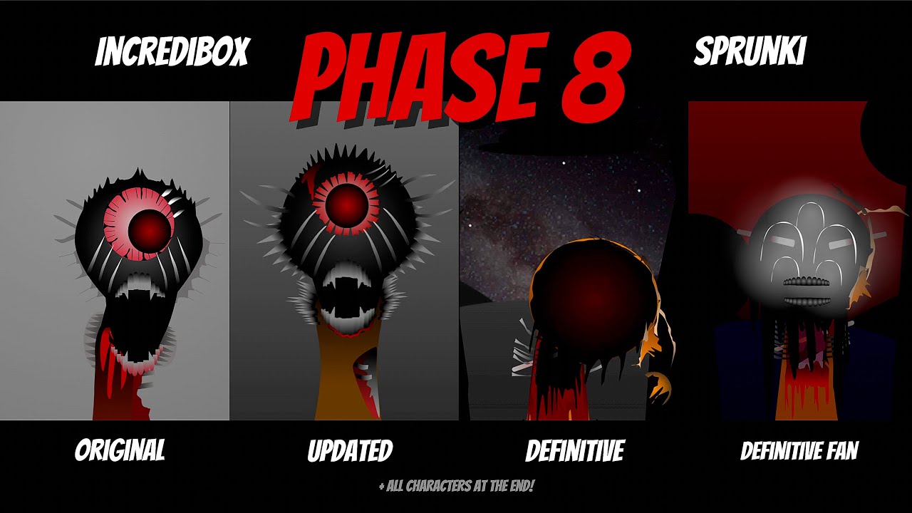 Sprunki Phase 8 (UPDATED) vs. Original vs. Definitive vs. Definitive ...