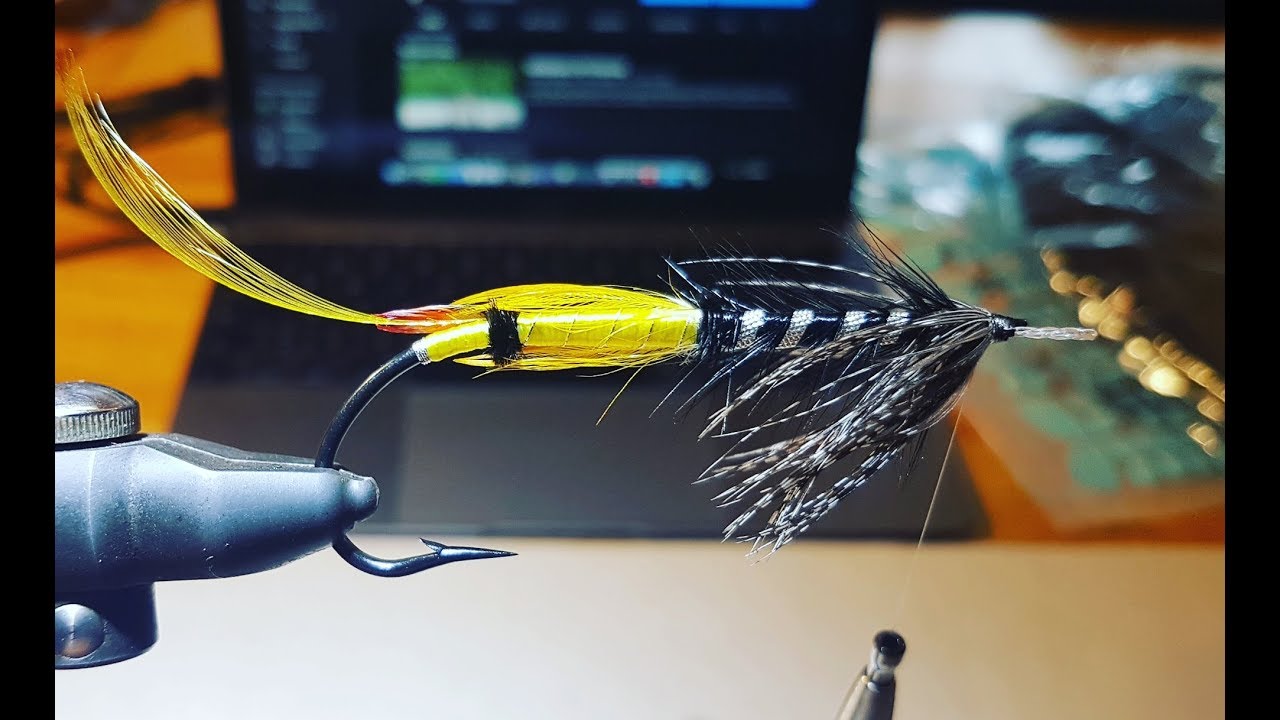 Fly Tying - Jock Scott part 1/2 tying the body - YouTube
