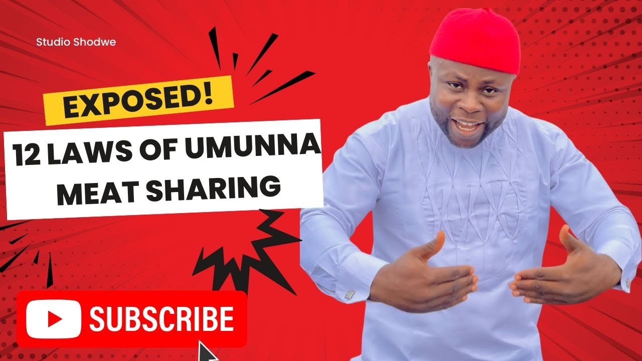 Igbo Land's BEST Kept Secret: 12 Laws of Umunna Meat Sharing - YouTube