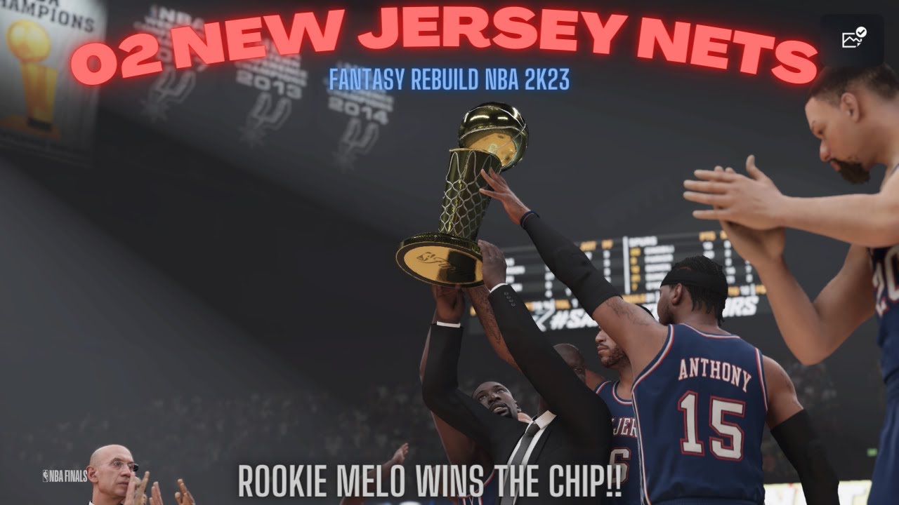 NEW JERSEY NETS 2002 Rebuild - Rookie Melo - YouTube