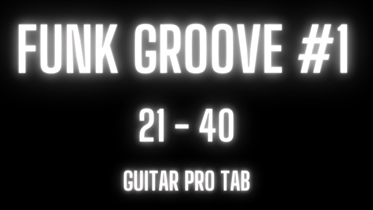 FUNK GROOVE #1 // 21-40 - YouTube