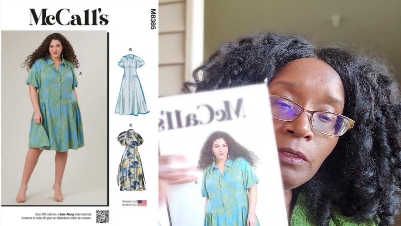 [2] - Reviewing McCall's 8385 Shirtdress - YouTube