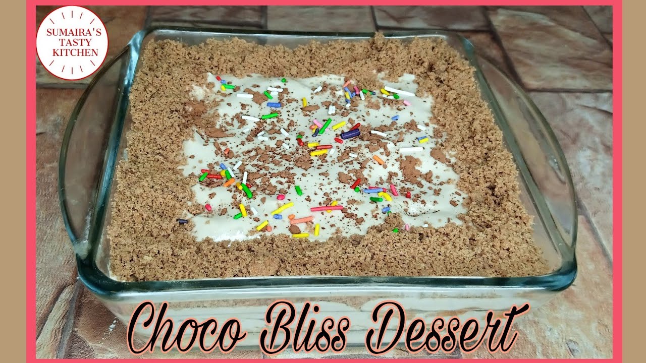 choco bliss dessert😋10 minute recipe😋😋must try - YouTube