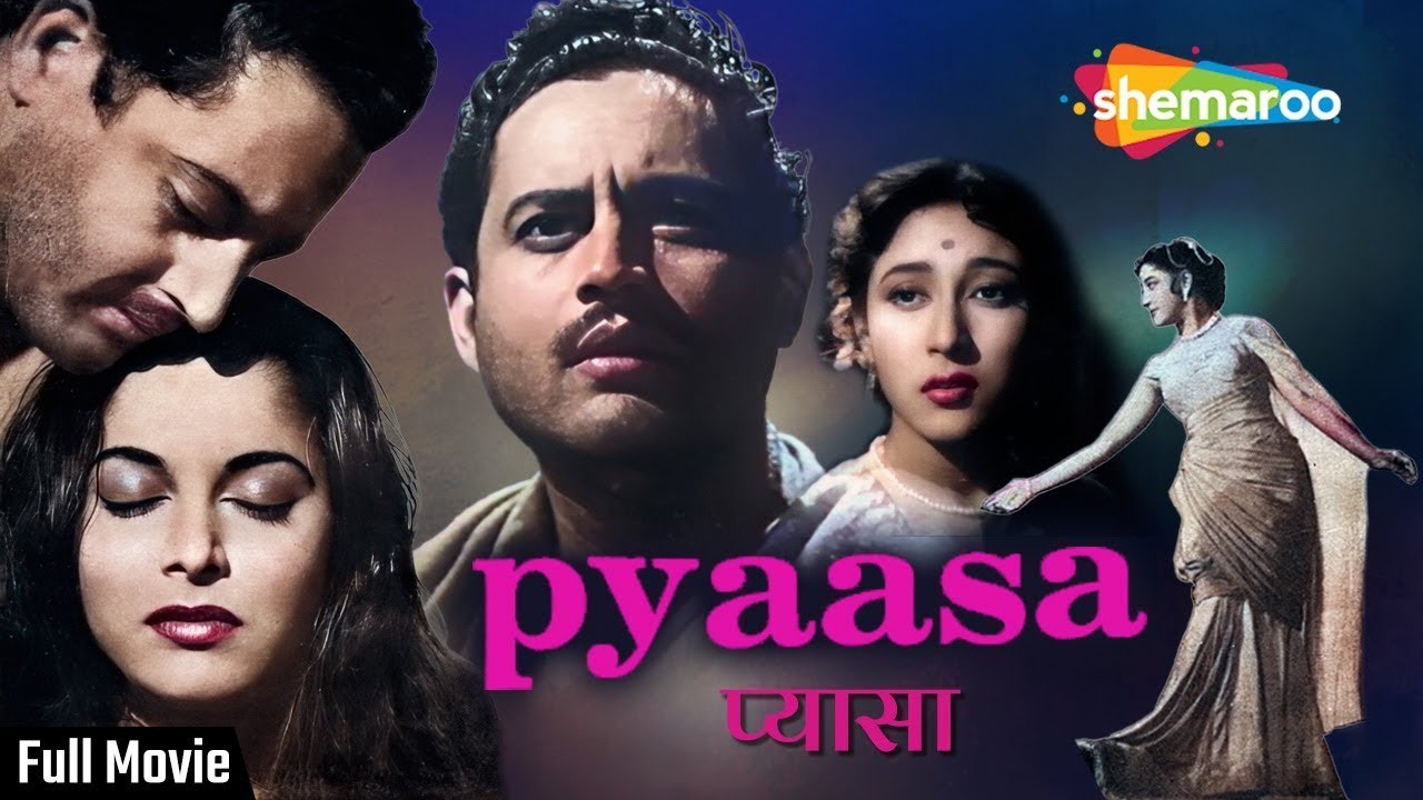 Full Movie: प्यासा | Pyaasa (1957) | Guru Dutt, Mala Sinha, Waheeda ...