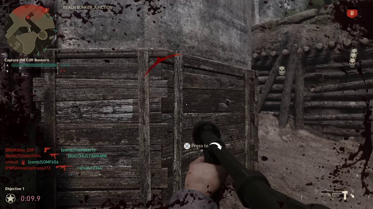 How to clear a bunker CoD WW2 - YouTube