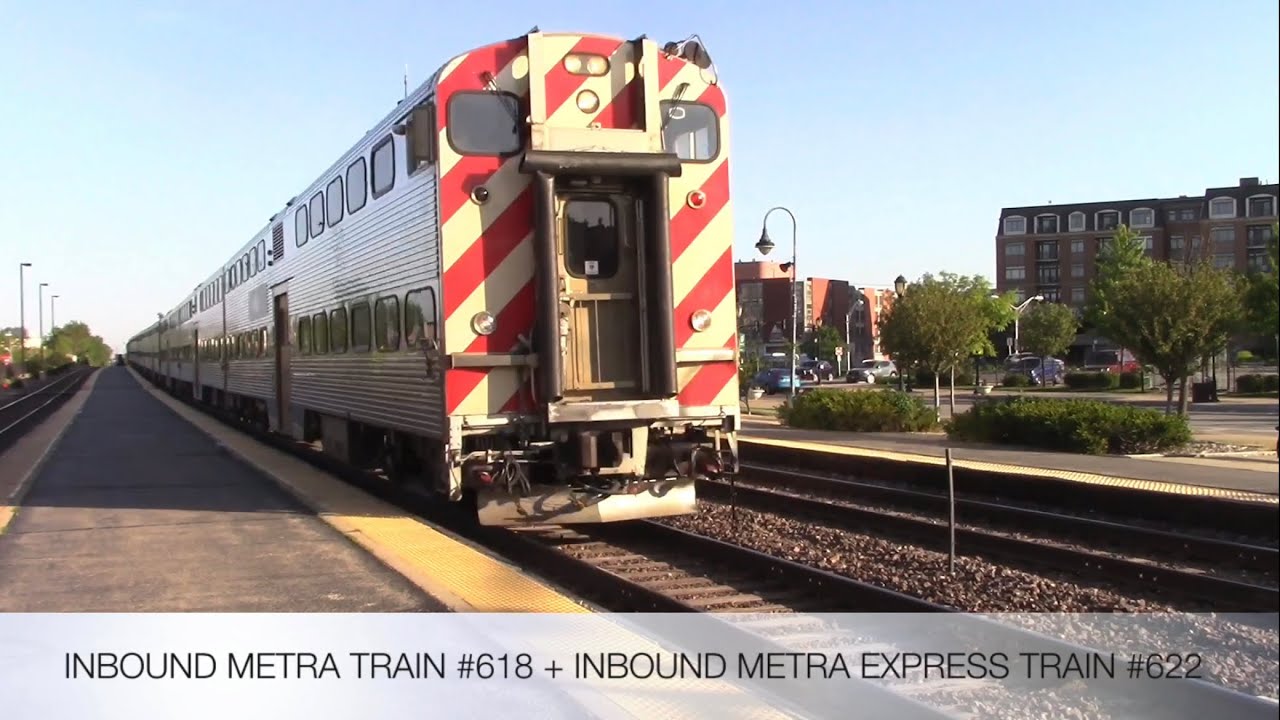 The Complete Metra Morning Rush Hour At Park Ridge On May 26, 2023 ...