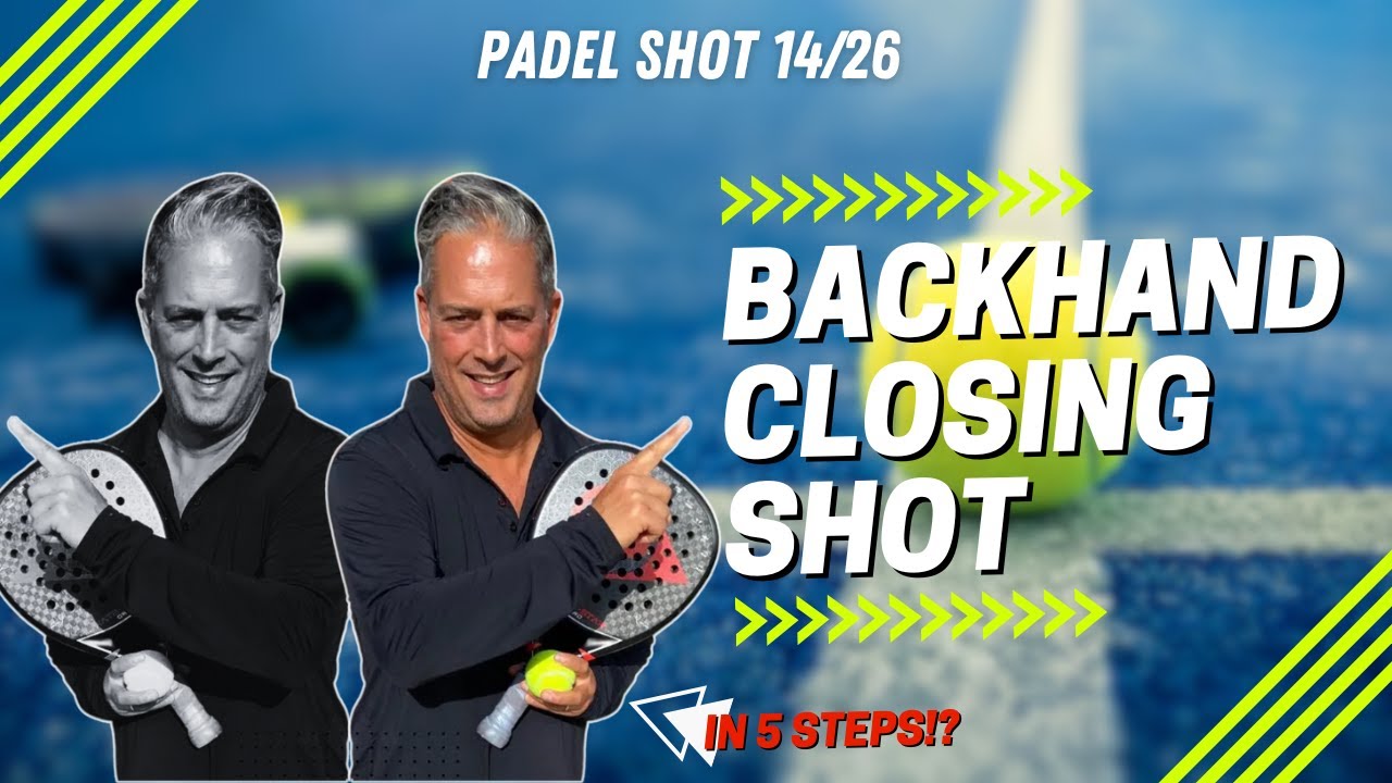 NEVER MISS a Backhand Closing Padel Shot! - YouTube