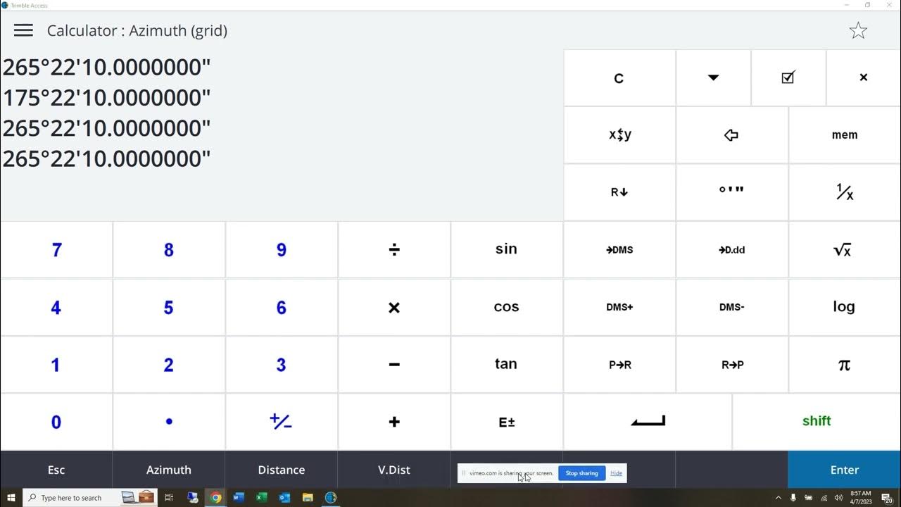 Creating a Grid for Stakeout Trimble Access - Vectors EDU Tutorial - YouTube
