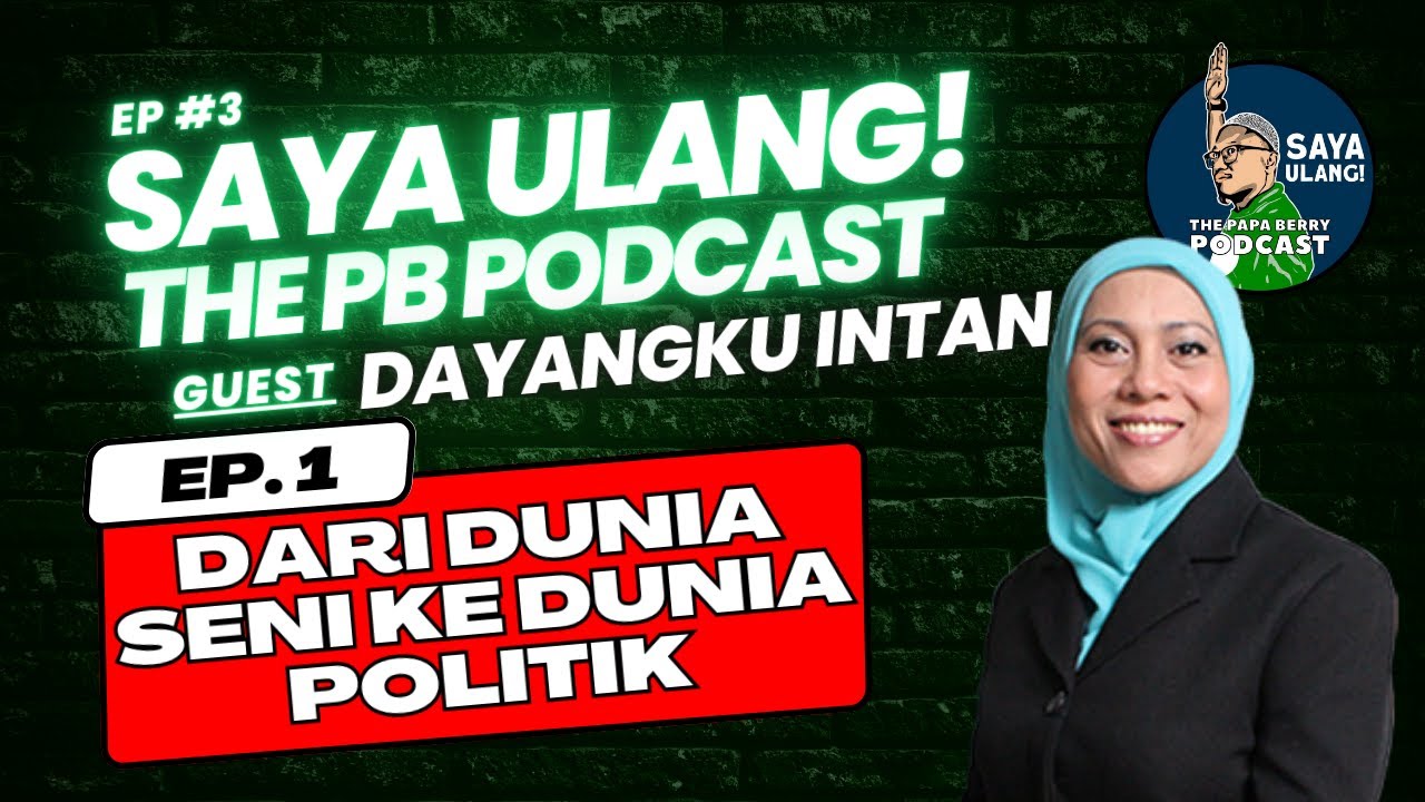 DARI DUNIA SENI KE DUNIA POLITIK; PERJALANAN DAYANGKU INTAN | Live ...