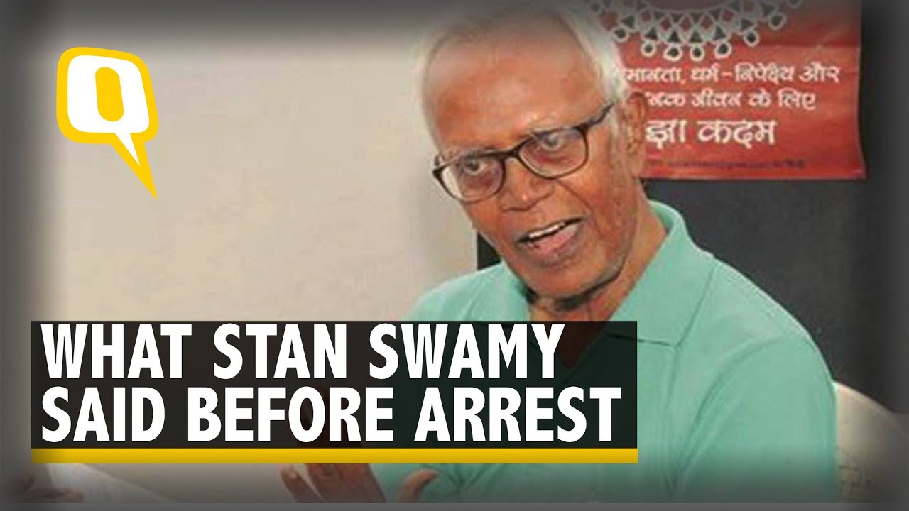 Interview | What Father Stan Swamy Told The Quint Before His Arrest In ...