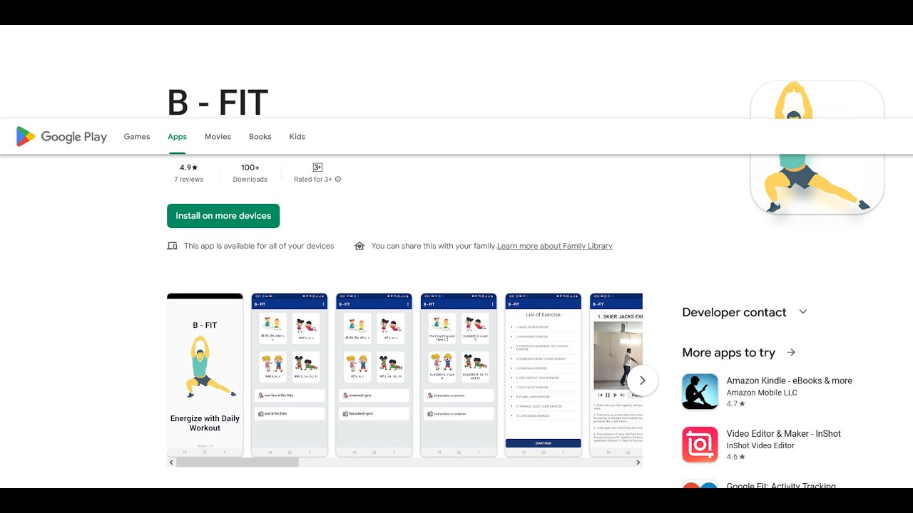 B FIT App - YouTube