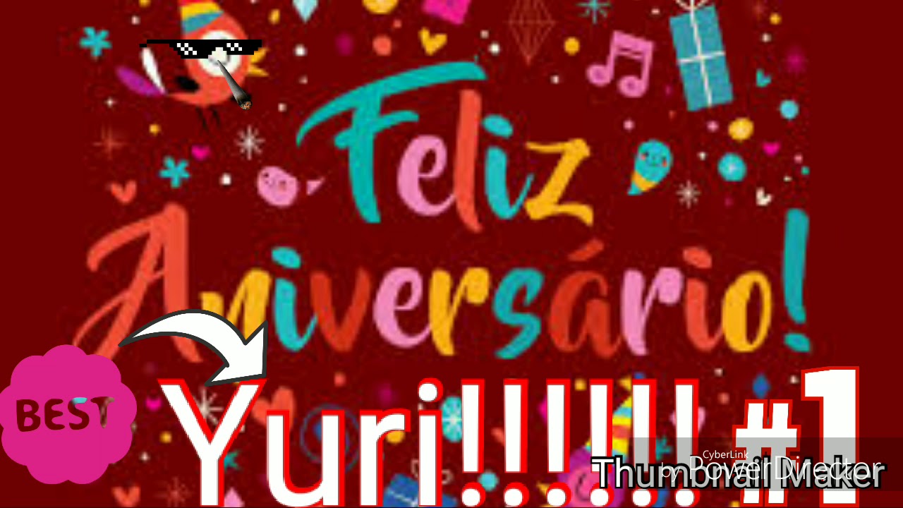 Feliz aniversário Yuri!!!! - YouTube